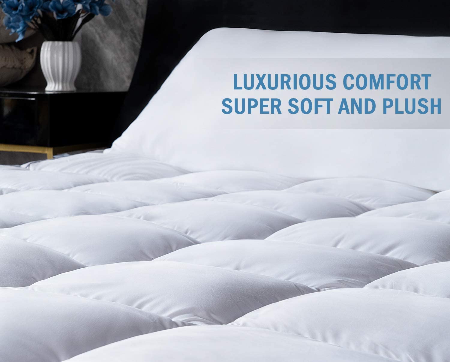 Matress topper Hotel Matress topper queen , Mattress Pad Bed Topper ...